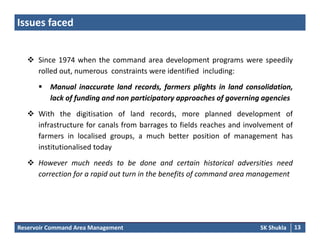 26 nov16 reservoir_command_area_management | PPT