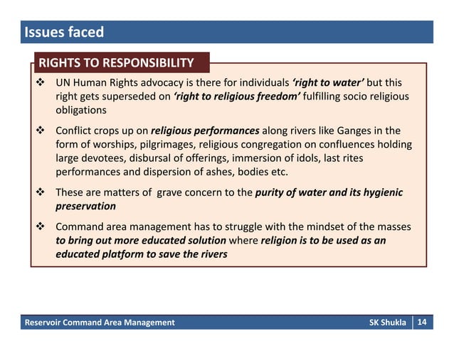 26 nov16 reservoir_command_area_management | PPT