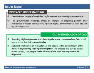 26 nov16 reservoir_command_area_management | PPT