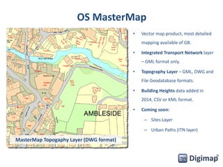 Digimap webinar - Urban Map data for CAD | PPTX