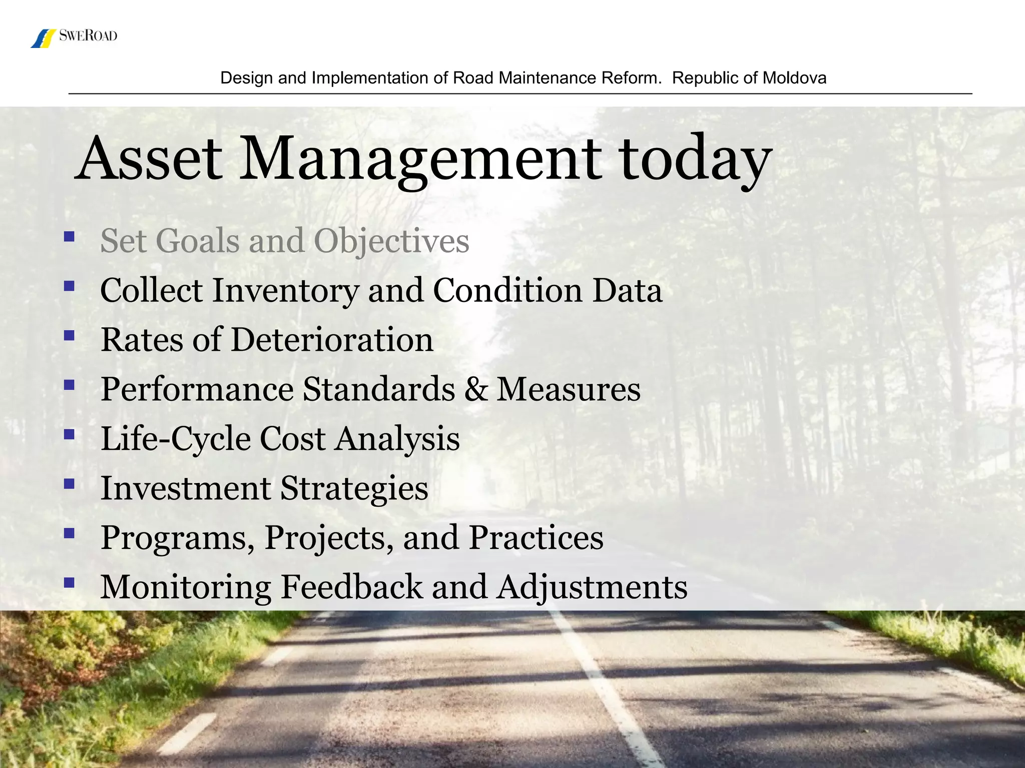 Pavement Management, PMS, Asset Management, Road Maintenance ...