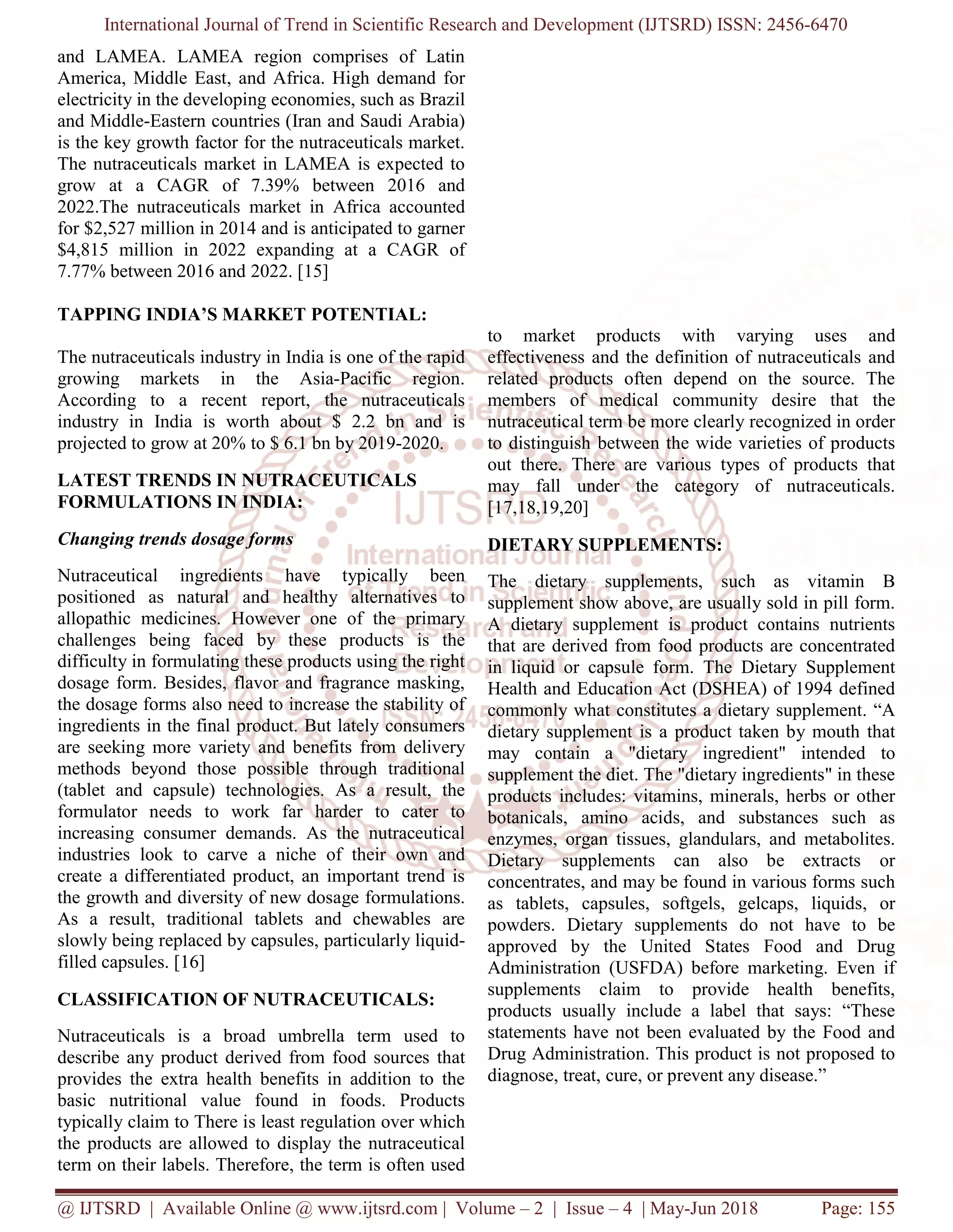 Nutraceuticals: New Concept of Medicines | PDF