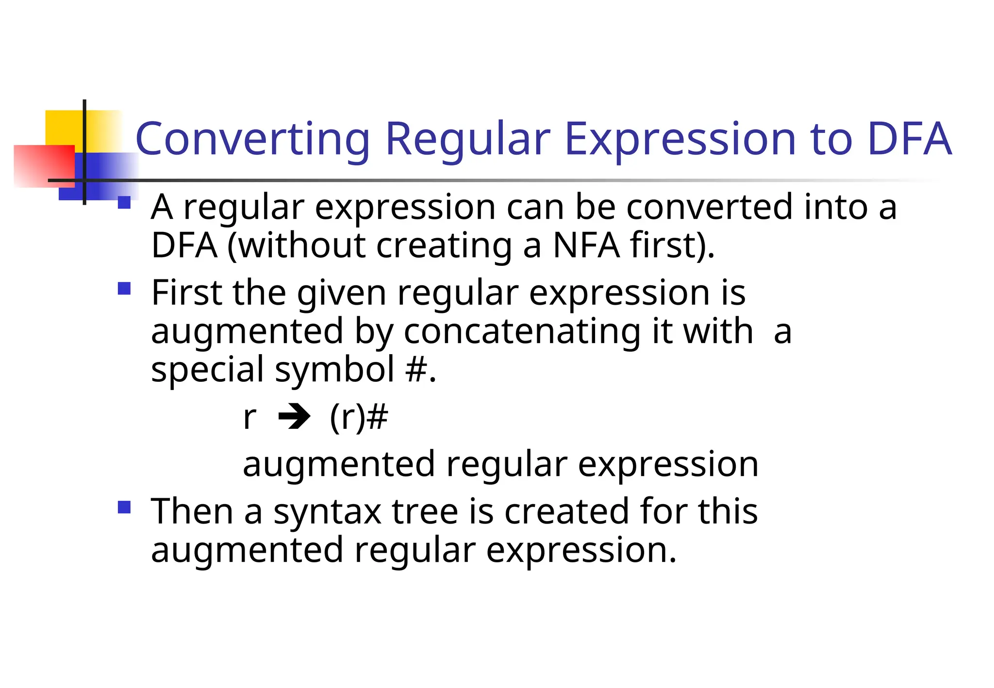 26 Optimization Of Dfa Based Pattern Matchersppt Programming