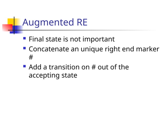 26 Optimization Of Dfa Based Pattern Matchersppt Programming Languages Computing