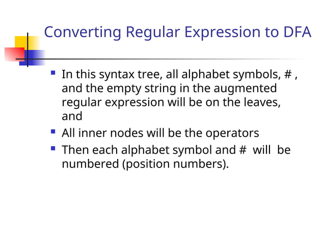 26 Optimization Of Dfa Based Pattern Matchersppt 8558