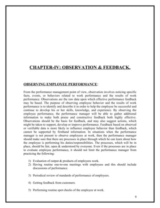 performance apprisal | DOC