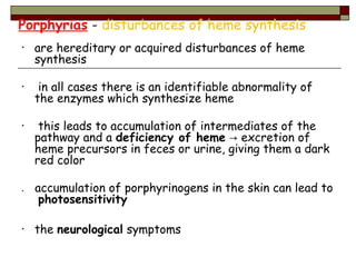 26 porphyria | PPT