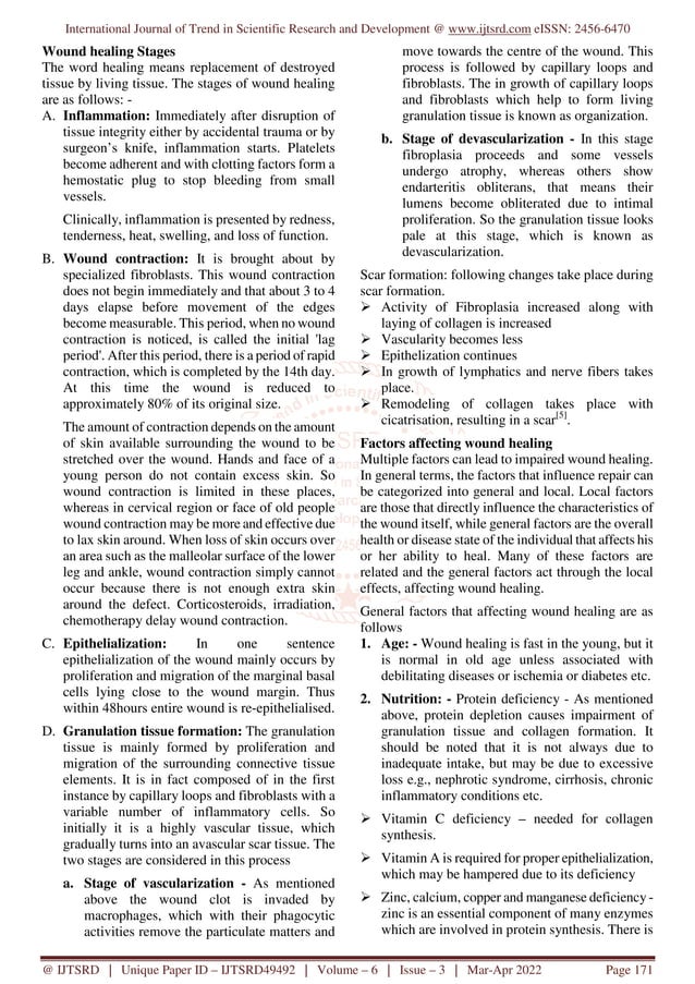 Role of Pathya Apathya in Vrana | PDF