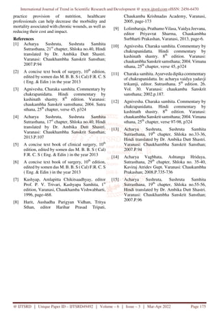 Role of Pathya Apathya in Vrana | PDF