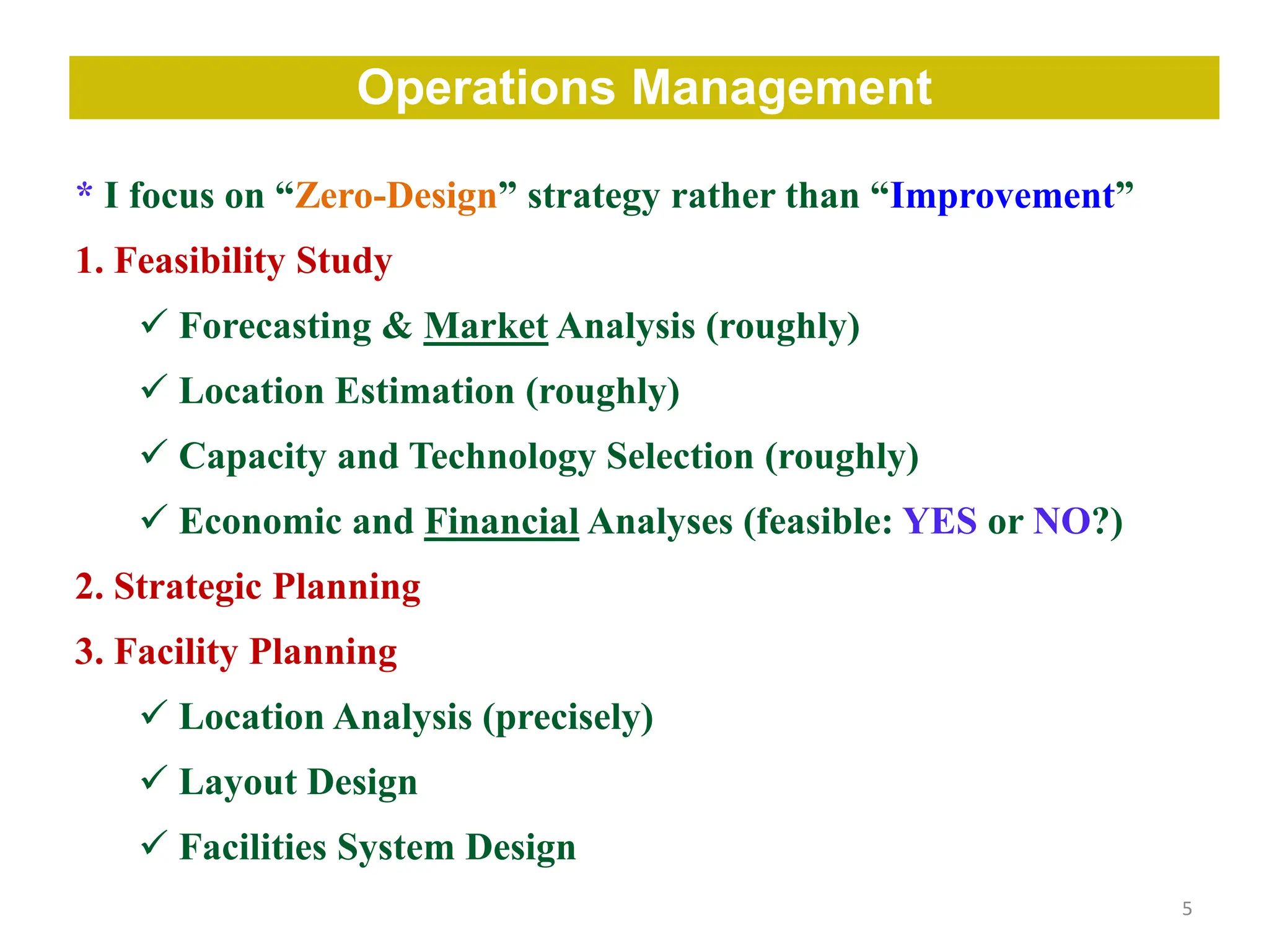 Introduction to Operations Management Functions | PPT