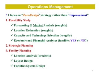 Introduction to Operations Management Functions | PPT