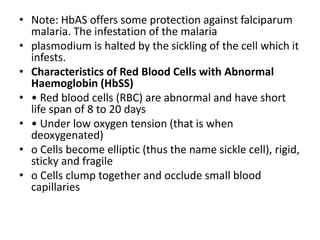 SICKLE CELL ANAEMIA BY DOCTOR KHALFA, MD | PPT
