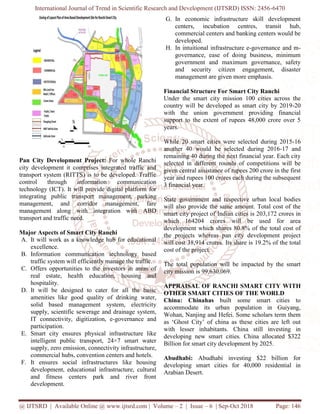 Smart City Ranchi A New Dimension of Urban Space | PDF