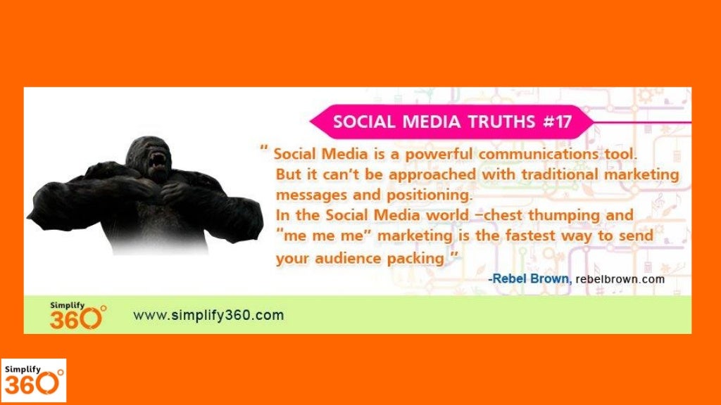 26 Social Media Marketing Truths