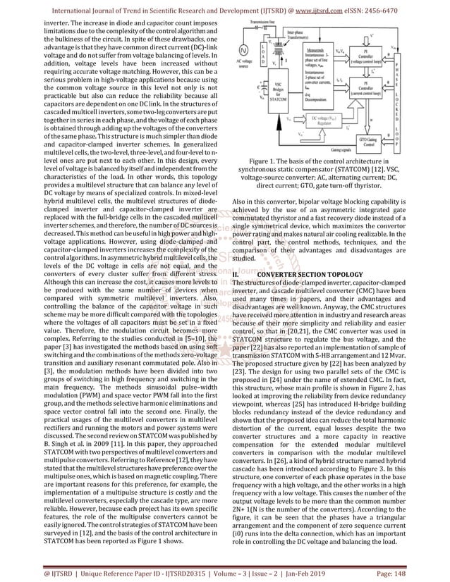 Statcom A Review On Different Configurations And Topologies Pdf