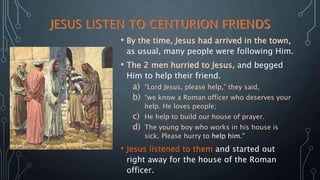 The Centurion and Faith for Kids | PPTX