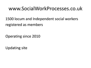 New Social Work CPD Website | PPTX