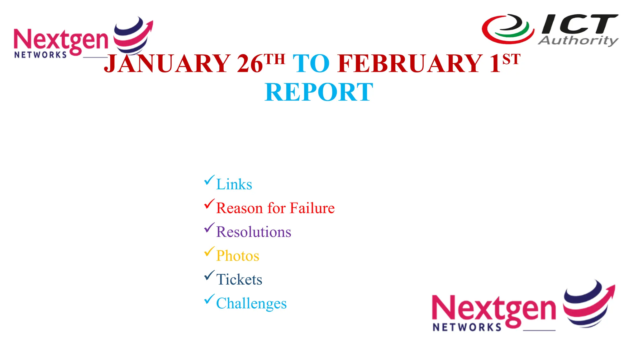 26TH JANUARY TO 1ST FEBRUARY WEEKLY REPORT -.pptx