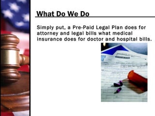 Prepaid Legal Service Plans | PPS