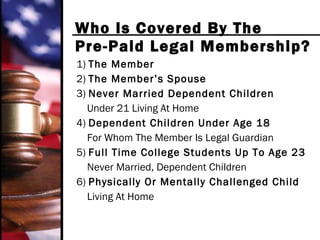 Prepaid Legal Service Plans | PPS