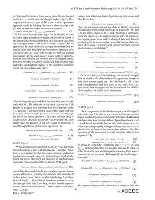 Slowly Changing Dimensions Specification a Relational Algebra Approach | PDF | Databases ...