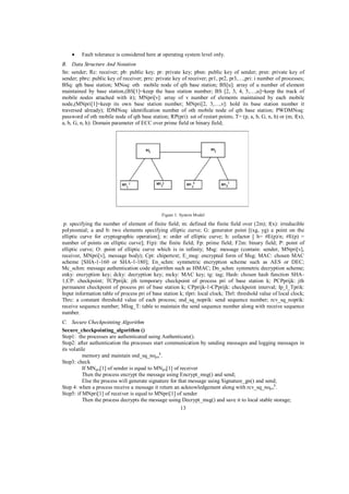 Secure Checkpointing Approach for Mobile Environment | PDF