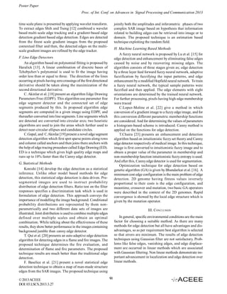 Signal Processing, Statistical and Learning Machine Techniques for Edge Detection | PDF