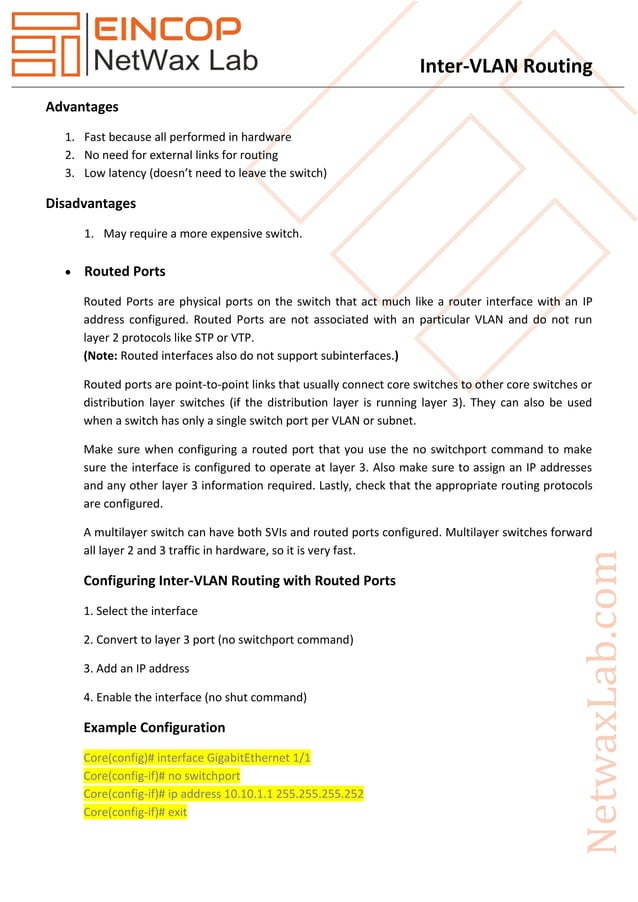 Inter VLAN Routing | PDF | Computer Networking | Computing