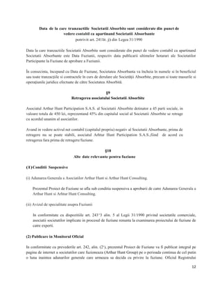 27.05.2015 proiect de fuziune v4 | PDF