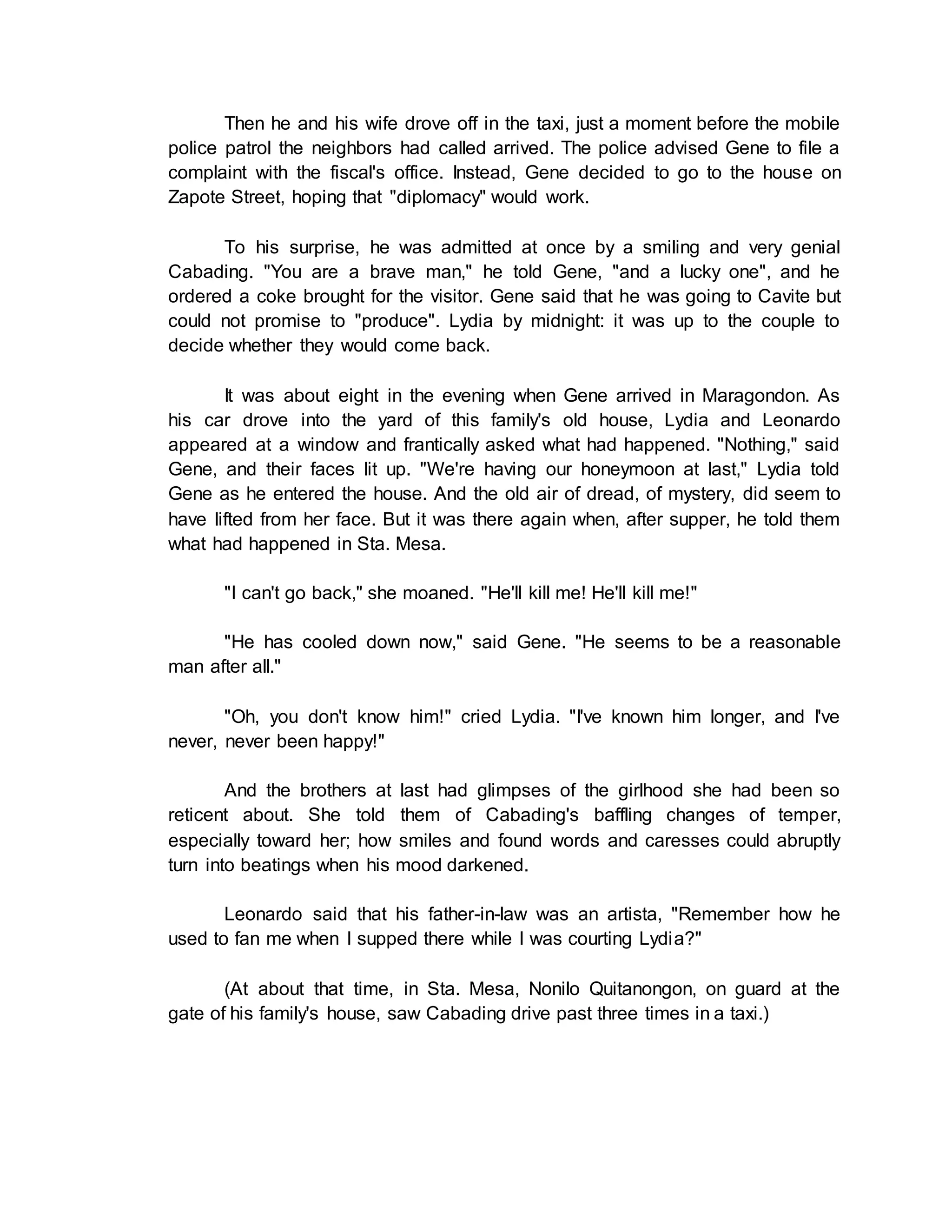 The House on Zapote Street | DOCX