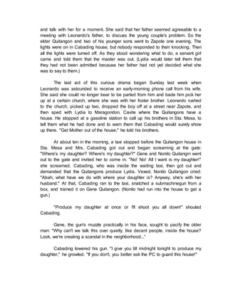 The House on Zapote Street | DOCX