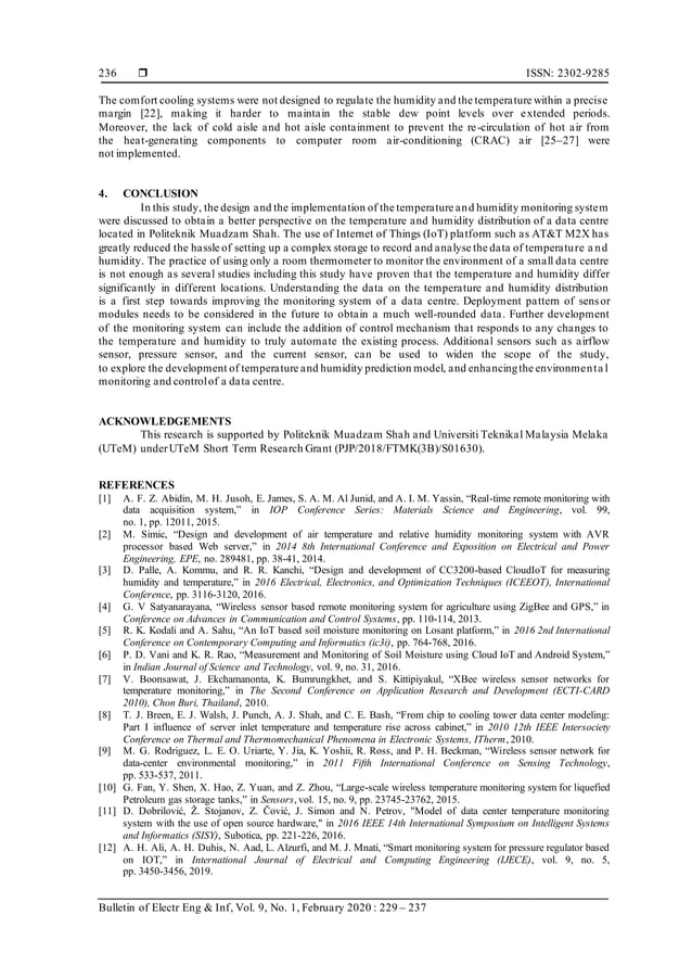 Iot Based Temperature And Humidity Monitoring Framework Pdf