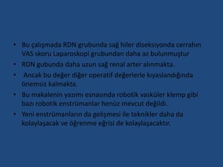 Robot-Assisted Laparoscopic Donor Nephrectomy vs Standard Laparoscopic ...