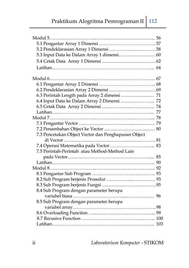 27. prak.-algoritma-pemrograman-ii | PDF