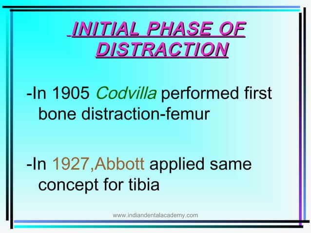 Distraction osteogenesis | PPT