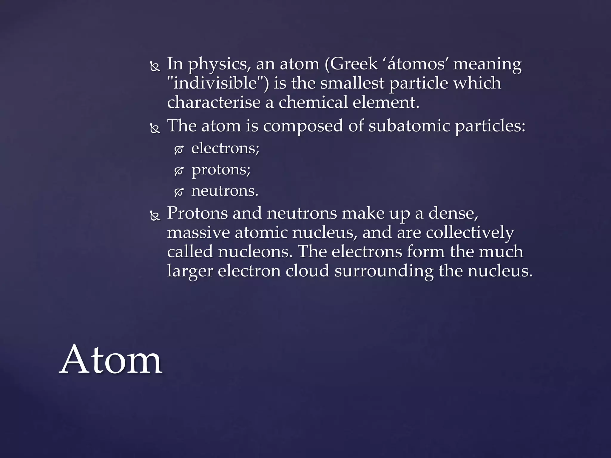 The Nuclear Atom | PPTX
