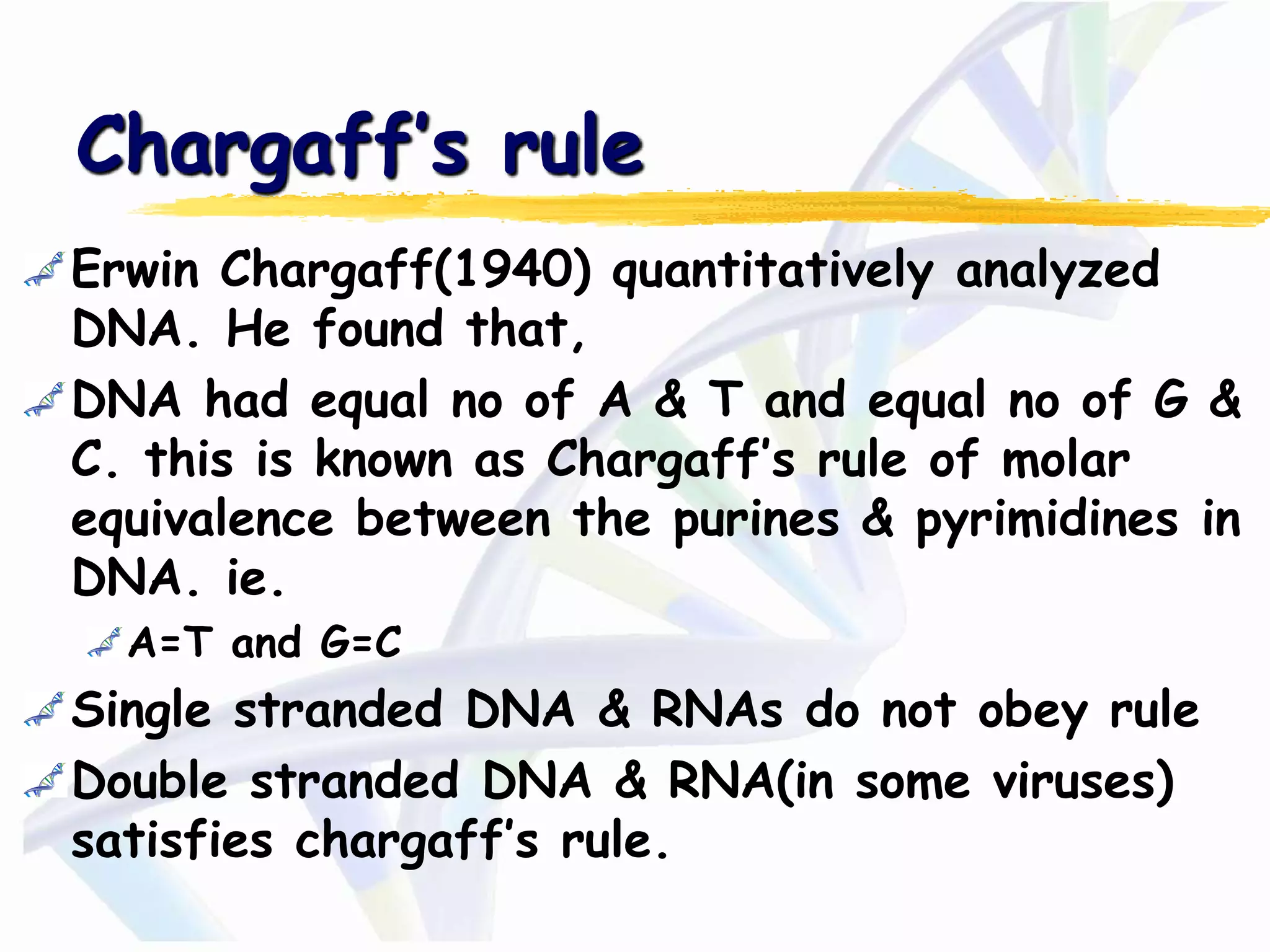 Chemistry of DNA | PPSX
