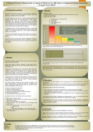 #27 A General Practice Based Audit on Speed of Referral for MRI Spine ...