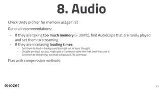 Unity optimization techniques applied in Catan Universe | PDF