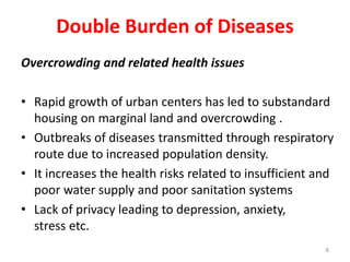 Urban Health Issues in India | PPTX