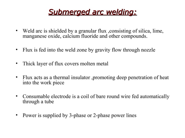 FUSION WELDING PROCESS | PPT