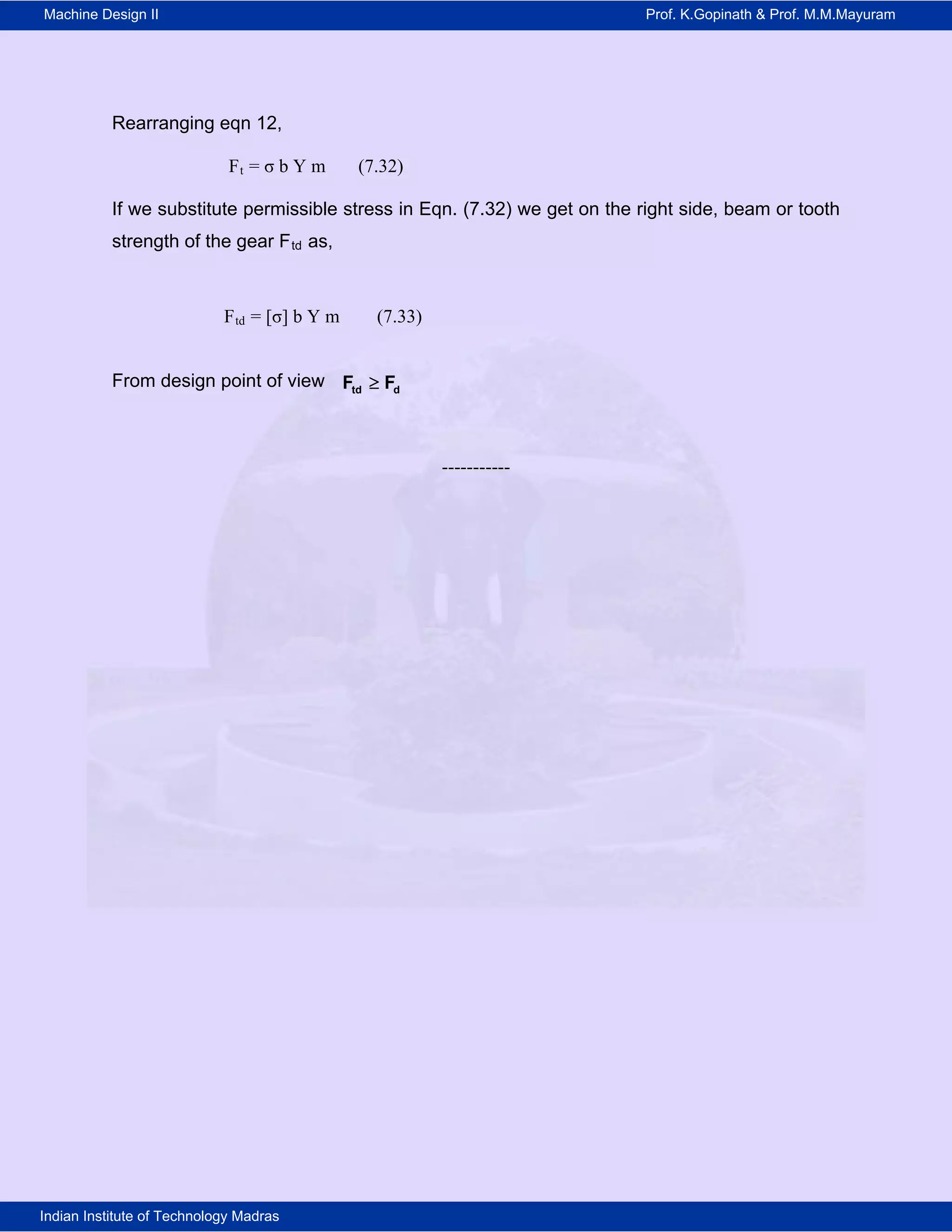 spur gear design | PDF