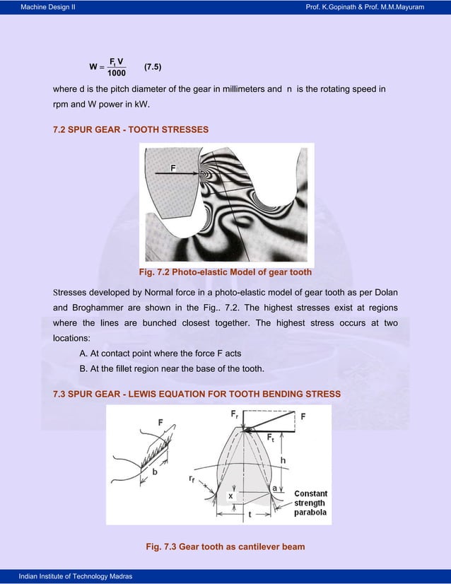 spur gear design | PDF