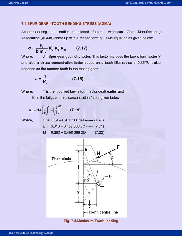 spur gear design | PDF