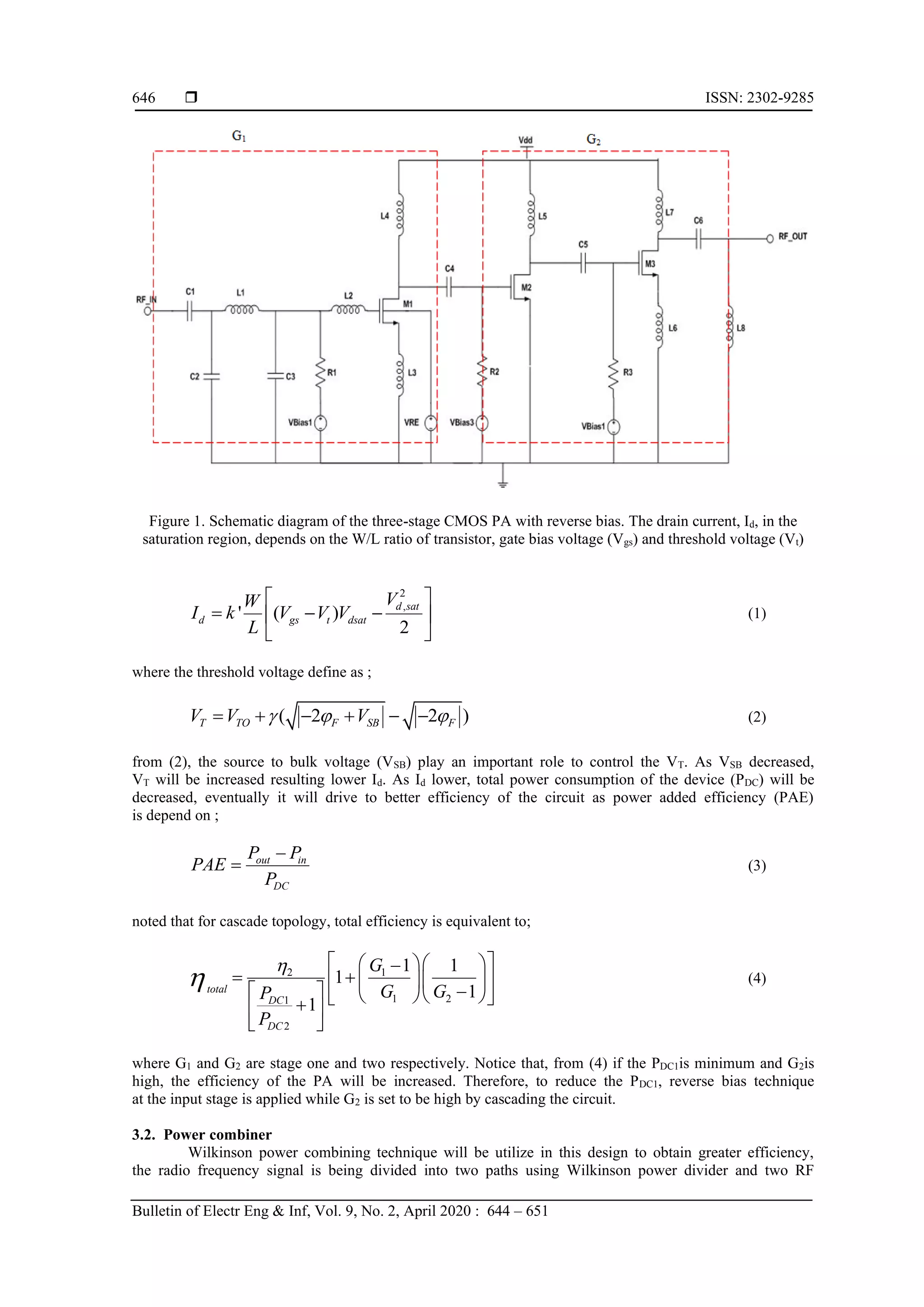 A 28 GHz high efficiency fully integrated 0.18 µm combined CMOS power amplifier using power ...