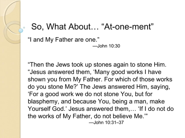 27. the works of atonement | PPT