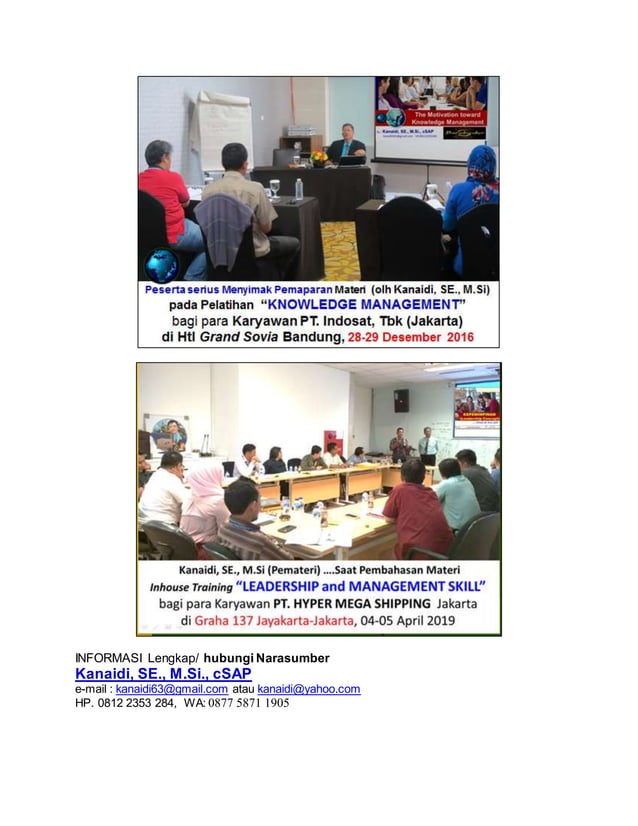 Silabus Training "Operation Supervisory Skills di Era Digital 4.0" | DOCX