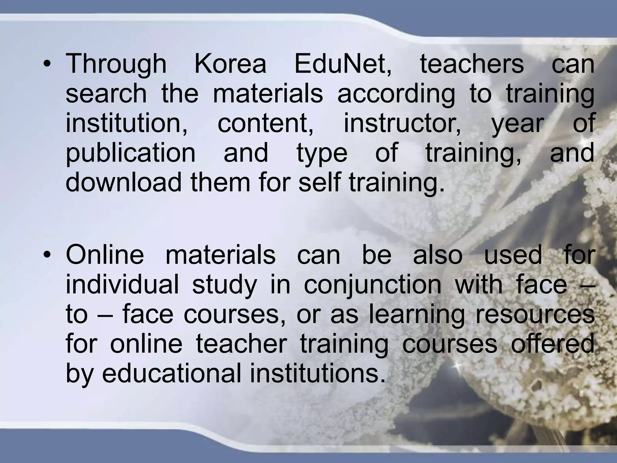 Computers in Education - Integrating ICTs in teacher training | PPSX