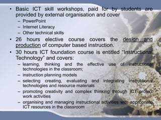 Computers in Education - Integrating ICTs in teacher training | PPSX