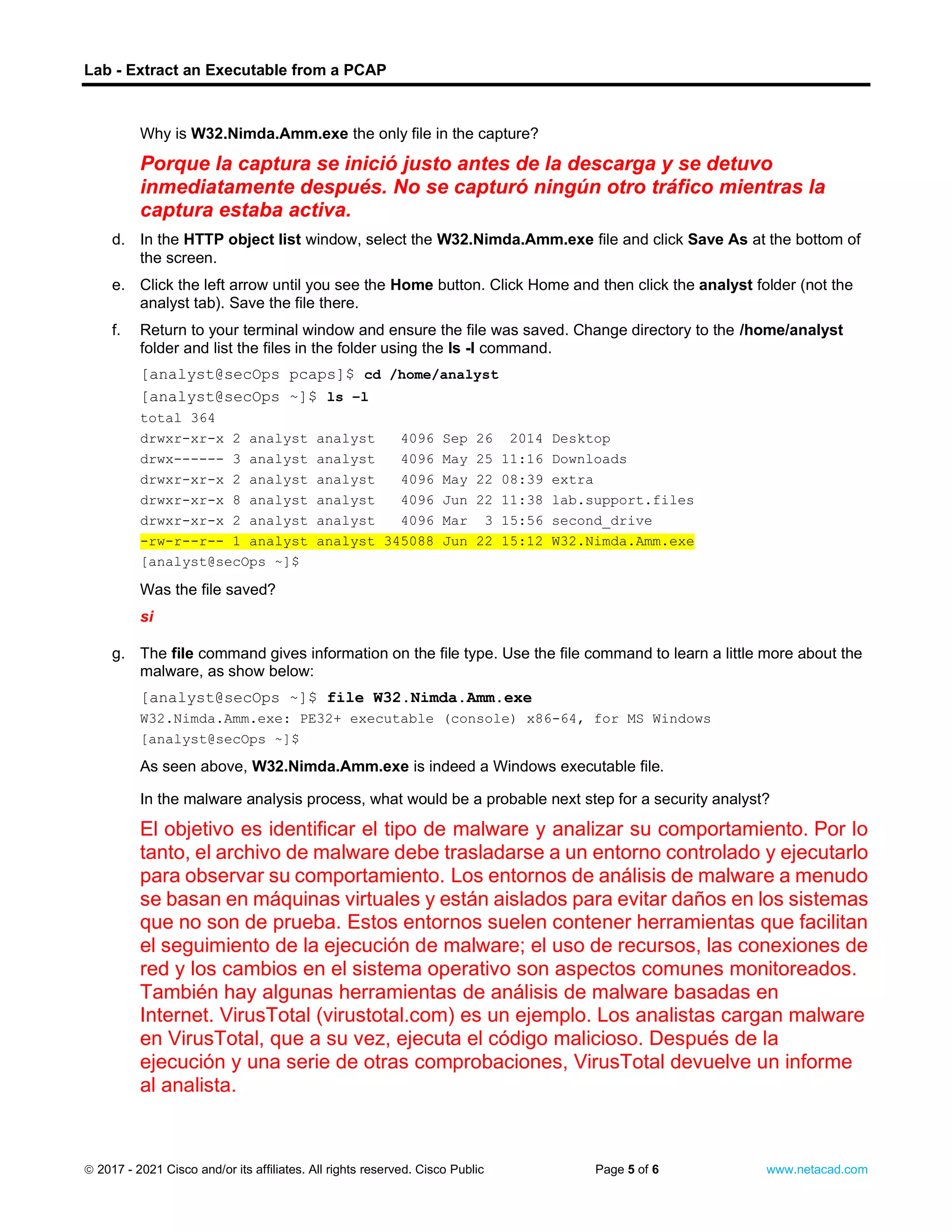 27210 Lab Extract An Executable From A Pcap Pdf